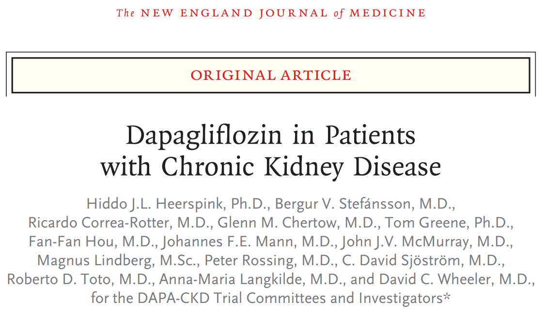 DAPA-CKD: Dapagliflozina en pacientes con enfermedad renal crónica ...