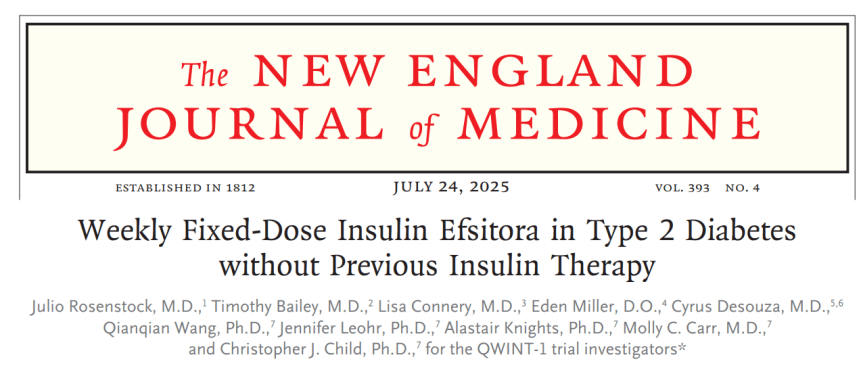🩸 Insulina Efsitora Semanal de Dosis Fija en Diabetes Tipo 2: ¿Una ...